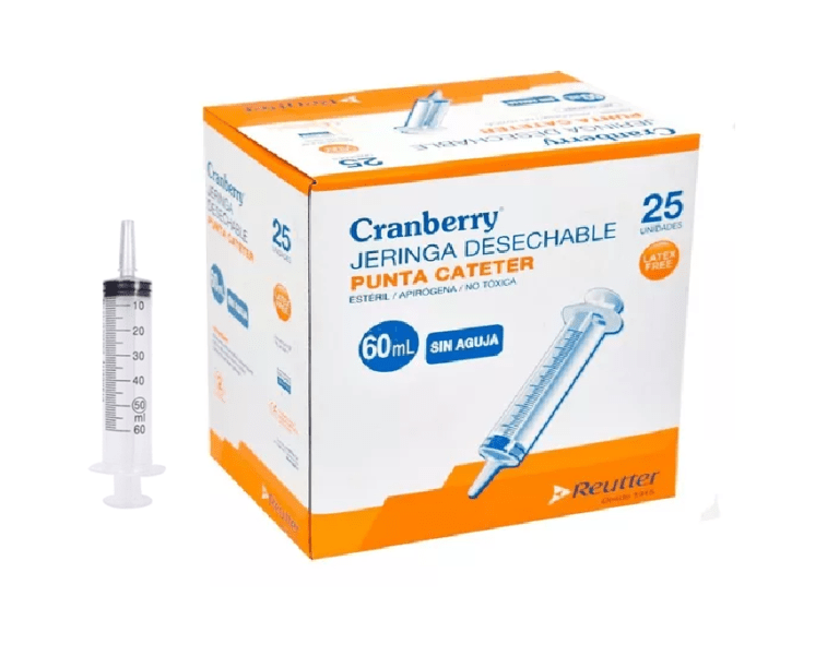 Jeringa Punta Cateter 60ml - 25 unidades – Bramat.cl